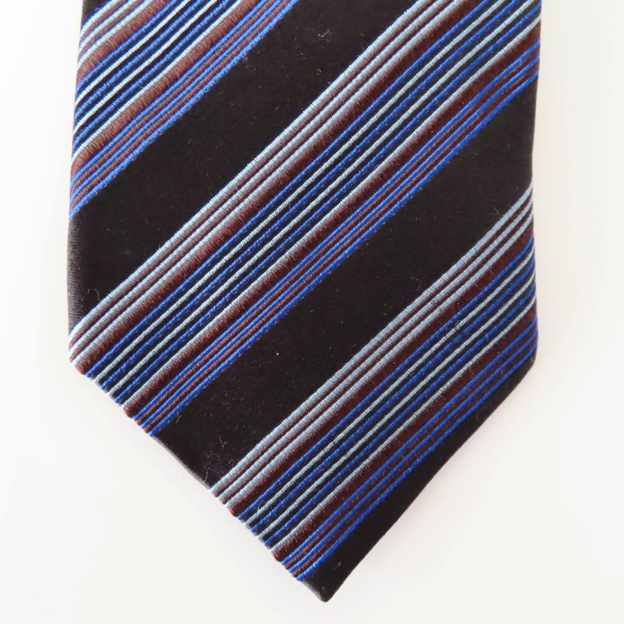 S09 Paul Smith ポールスミス ストライプ シルク ネクタイ ネイビー : s091005 : BIGBANGヤフーショップ - 通販 - Yahoo!ショッピング