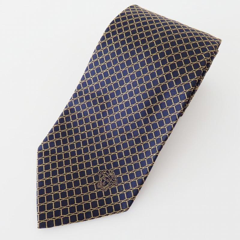 S09 VERSACE ヴェルサーチ メデューサ 総柄 シルク ネクタイ ブラック/ゴールド : s091705 : BIGBANGヤフーショップ - 通販 - Yahoo!ショッピング