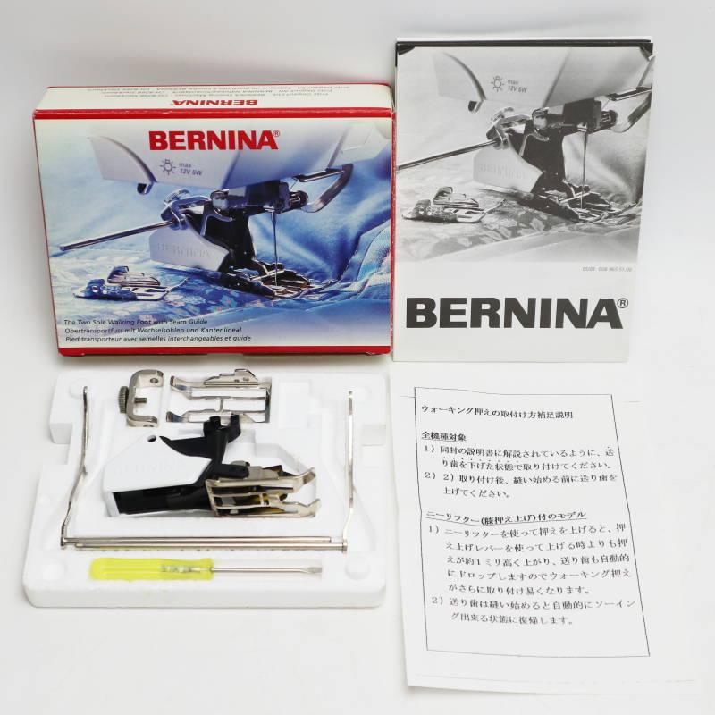S05-t040 未使用 BERNINA ベルニナ ウォーキング押さえ シームガイド付き 押さえ底2点 通常ソーイング/キルティング用 : BIGBANGヤフーショップ - 通販 ...