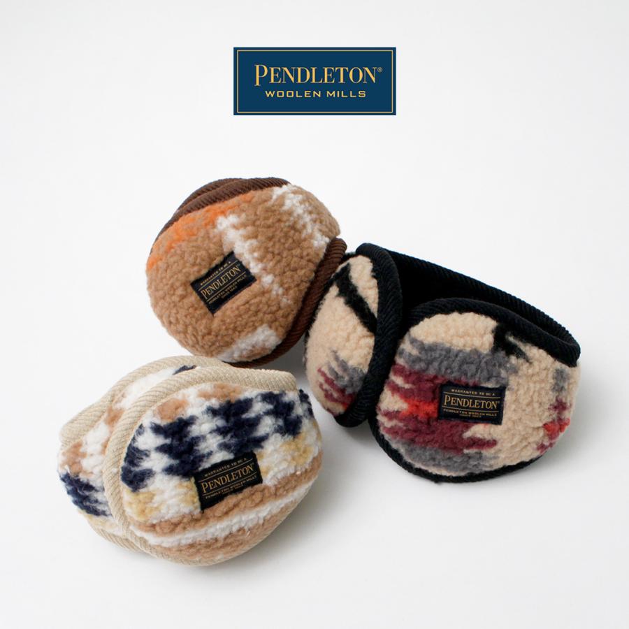PENDLETON PENDLETON（ペンドルトン） ボア イヤーマフラー / 後ろ耳当て 折りたたみ 柄 メンズ レディース BOA EAR MUFF : GochI by ROCOCO ...