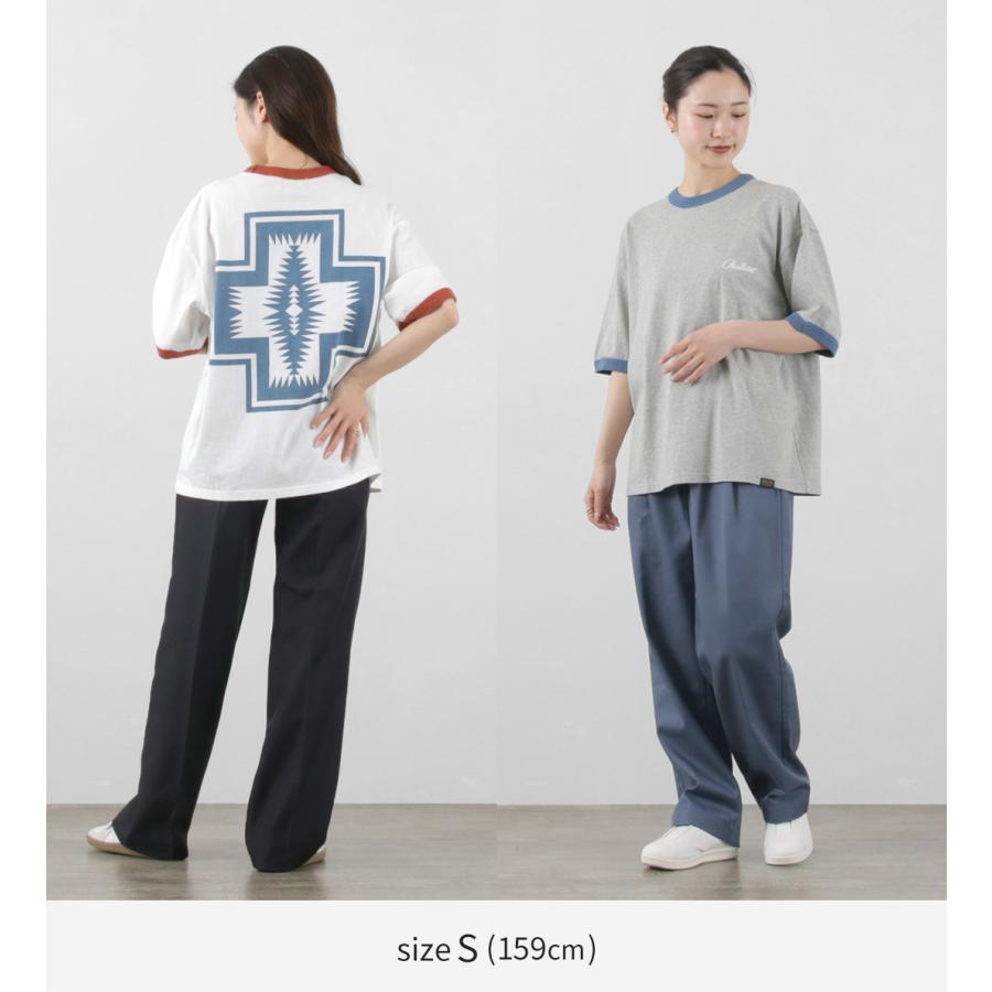 PENDLETON PENDLETON（ペンドルトン） S/S リンガーTシャツ ハーディング / 半袖 メンズ レディース ロゴ プリント 綿 コットン : GochI by ROCOCO ...