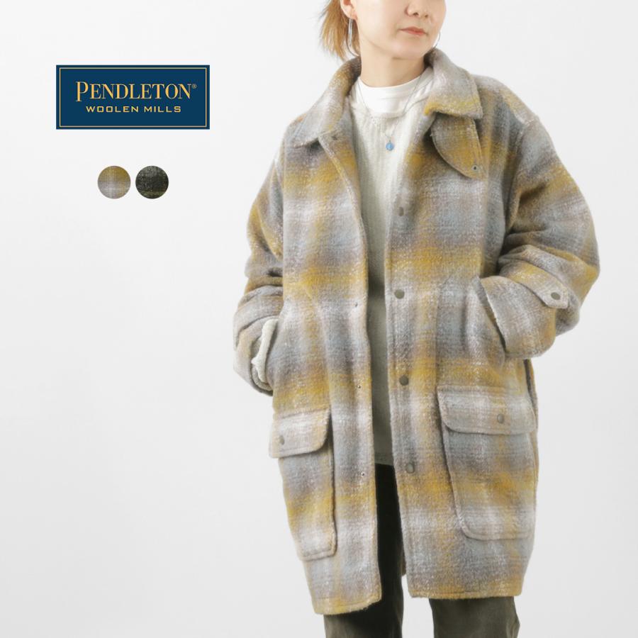 PENDLETON（ペンドルトン） ミドルレングス コート / レディース アウター チェック柄 : 18463 : GochI by ROCOCO - 通販 - Yahoo!ショッピング