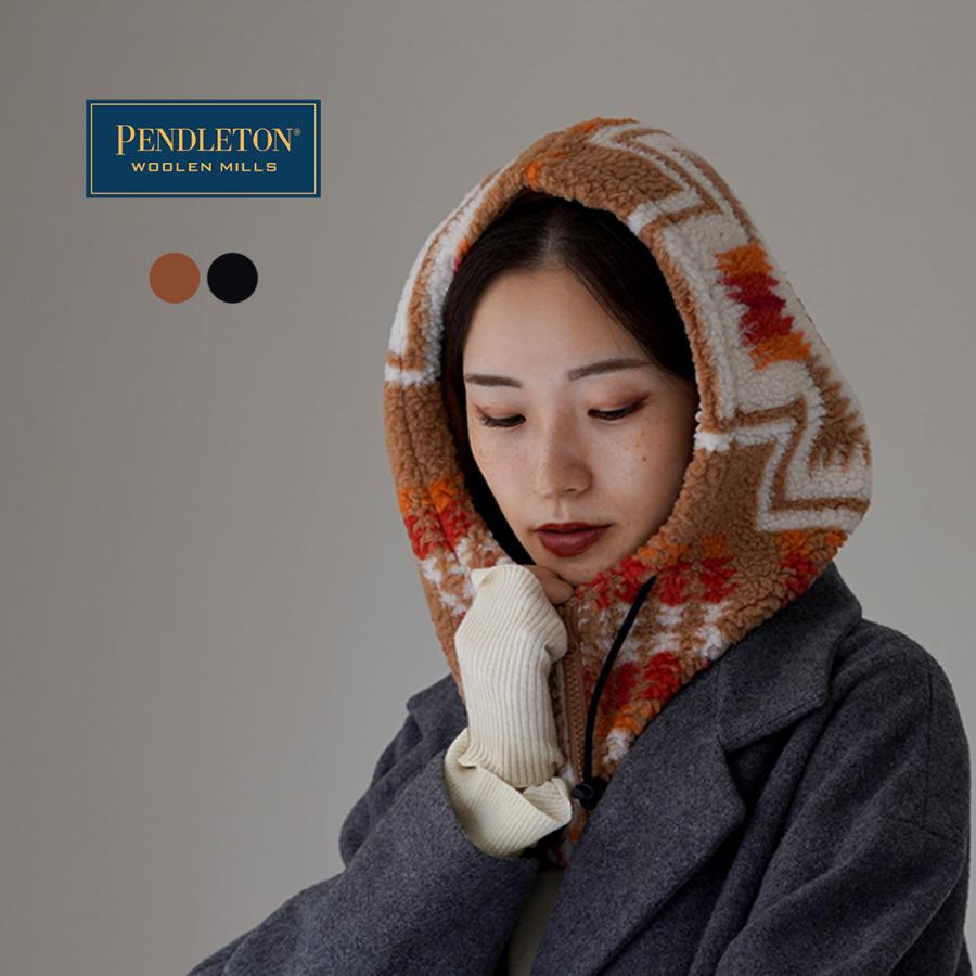 PENDLETON PENDLETON（ペンドルトン） ボア バラクラバ / メンズ レディース ユニセックス 付けフード 帽子 ネックウォーマー 防寒 : GochI by ROCOCO ...