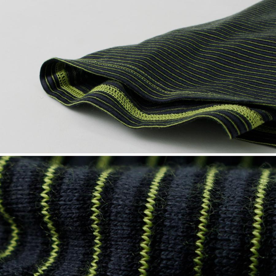 Yonetomi NEW BASIC YONETOMI BASIC（ヨネトミニューベーシック） ガーメントダイ ボーダーTシャツ / メンズ レディース ユニセックス トップス : GochI ...