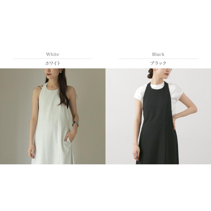 YENN（イェン） ホルターネック ドレス / レディース ワンピース お呼ばれ Aライン ノースリーブ HALTERNECK DRESS ...