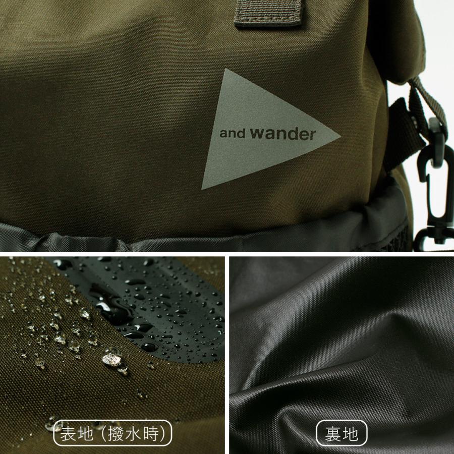 and wander（アンドワンダー） PE/CO 2way バッグ / ショルダー ハンドバッグ 鞄 防水 2WAY A4 レジャー アウトドア : GochI by ROCOCO - 通販 ...