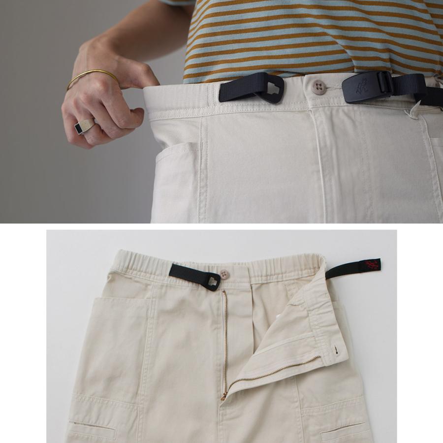 GRAMICCI GRAMICCI（グラミチ） ボヤージャー スカート / レディース フレア マキシ丈 ロング ウエストゴム ベルト付き Voyager Skirt : GochI by ...