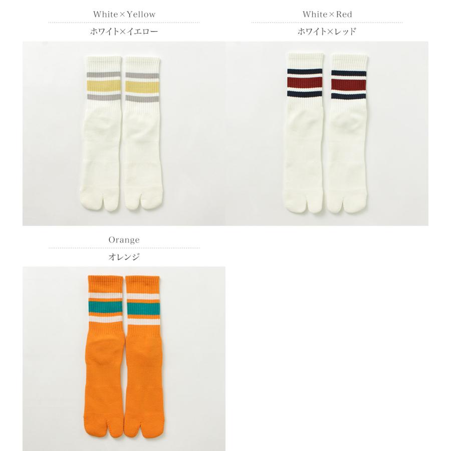 NODAL NODAL（ノーダル） 別注 ラインソックス / 靴下 くつ下 足袋型 厚手 ボーダー 柄 ミディアム丈 日本製 メンズ レディース : GochI by ROCOCO - 通販 ...