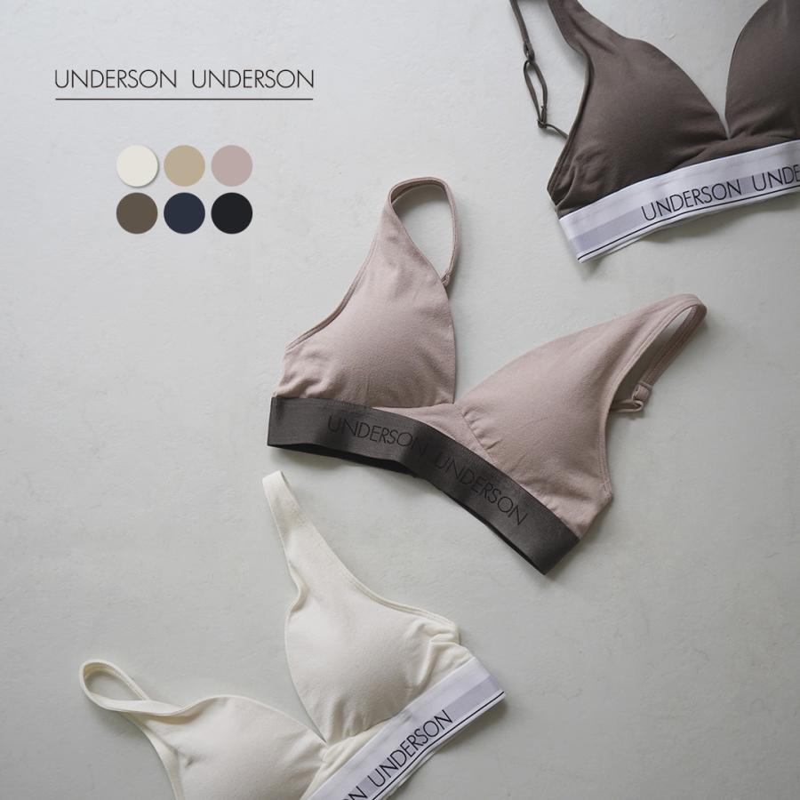 UNDERSON UNDERSON（アンダーソン アンダーソン） リラックス ヘルシーブラ ロゴ / ブラジャー ノンワイヤー 下着 和紙 : GochI by ROCOCO - 通販 ...