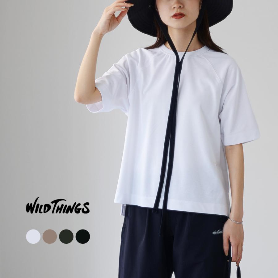 WILD THINGS WILDTHINGS（ワイルドシングス） ファストドライ フレックス Tシャツ / カットソー レディース 半袖 無地 ロゴ : GochI by ROCOCO ...