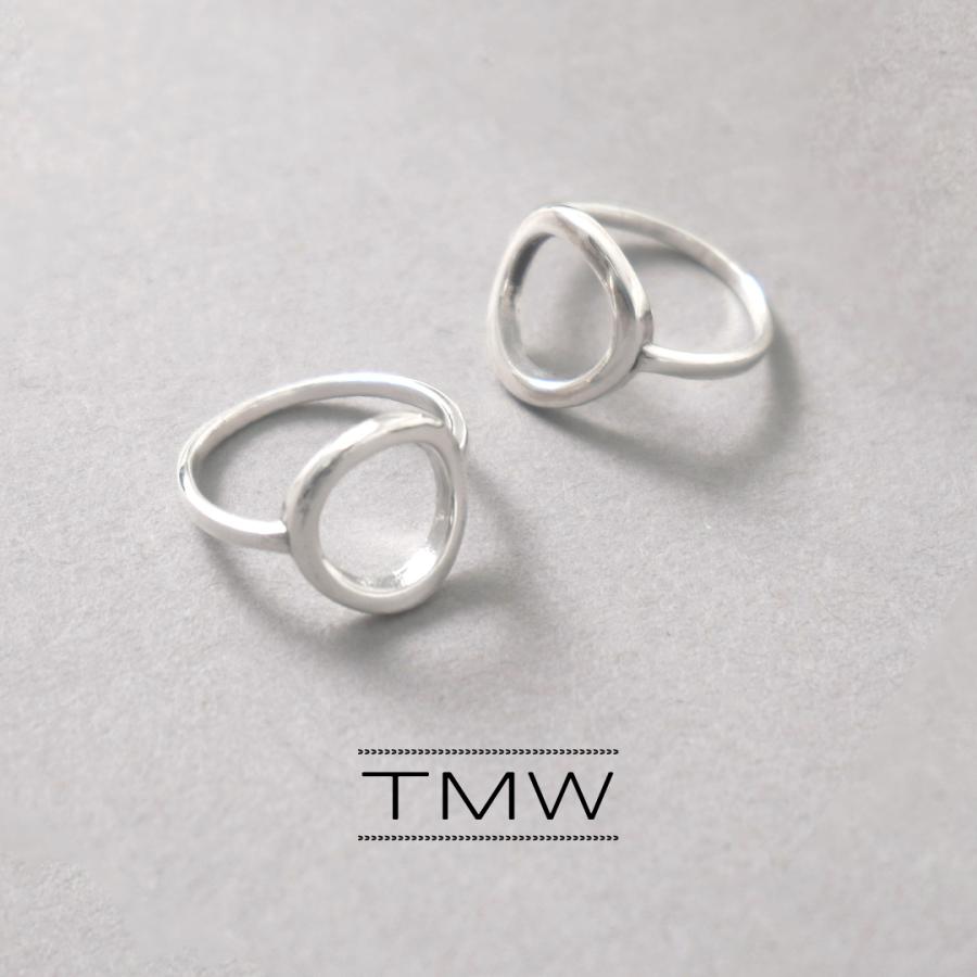 ROCOCO TMW（トラディショナルモダンワークス） スターリングシルバー ラウンド オープン リング / 指輪 シルバー925 レディース : GochI by ROCOCO - 通販 ...