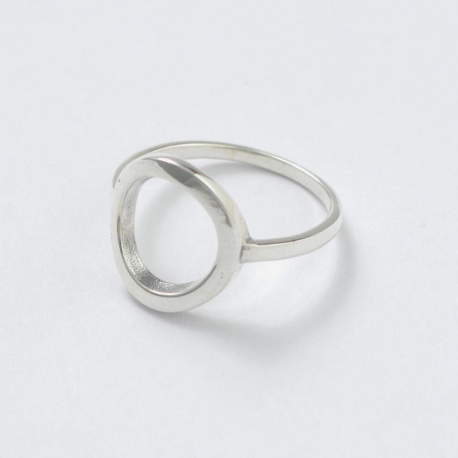 ROCOCO TMW（トラディショナルモダンワークス） スターリングシルバー ラウンド オープン リング / 指輪 シルバー925 レディース : GochI by ROCOCO - 通販 ...