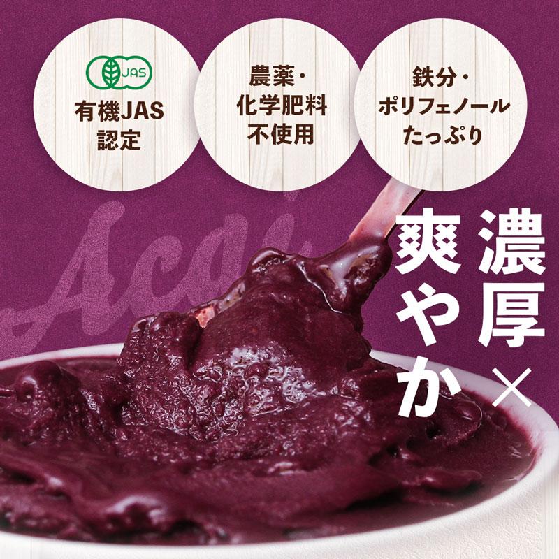 サンバゾン オーガニック 冷凍 アサイー 40パック入 ピューレ 砂糖不