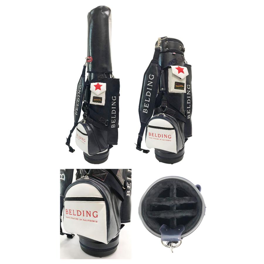 BELDING ベルディング ゴルフ キャディバッグ ブッシュワーカー・アメリカンフラッグ 8.5型 HBCB-850133 ...