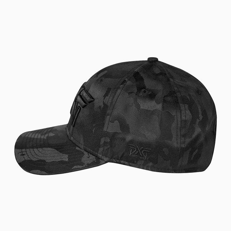 PXG キャップ JACQUARD WOVEN FAIRWAY CAMO 9FORTY SNAPBACK CAP BLACK ブラック ...