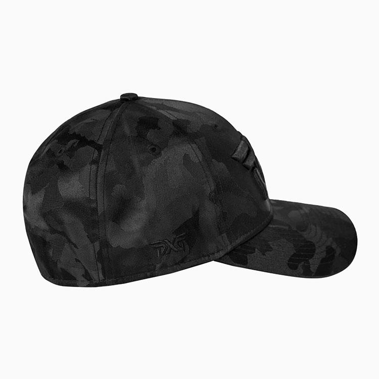 PXG キャップ JACQUARD WOVEN FAIRWAY CAMO 9FORTY SNAPBACK CAP BLACK ブラック ...