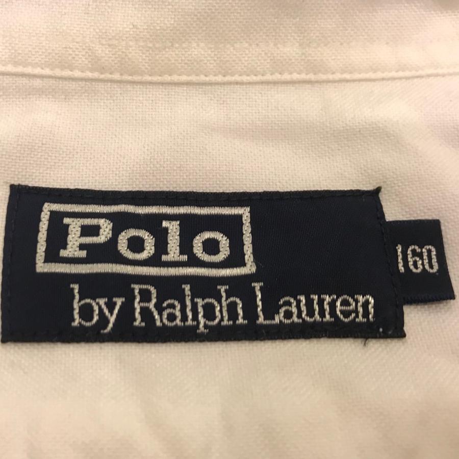 POLO RALPH LAUREN 古着 ラルフローレン ボタンダウン シャツ (160) Polo by Ralph Lauren ホワイト [代官山FULL UP]古着/中古/代官山 ...