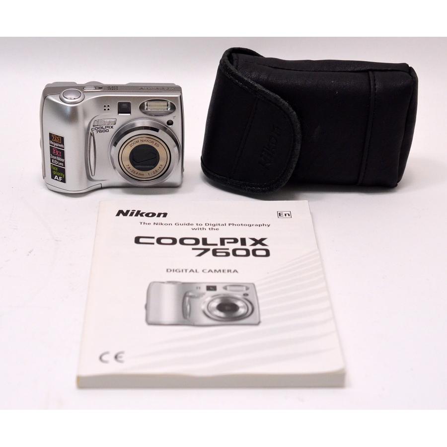 Nikon Coolpix 7600 7MP デジタルカメラ 光学ズーム3倍 : 20240626231231-00924 : ダイコク屋55 ...
