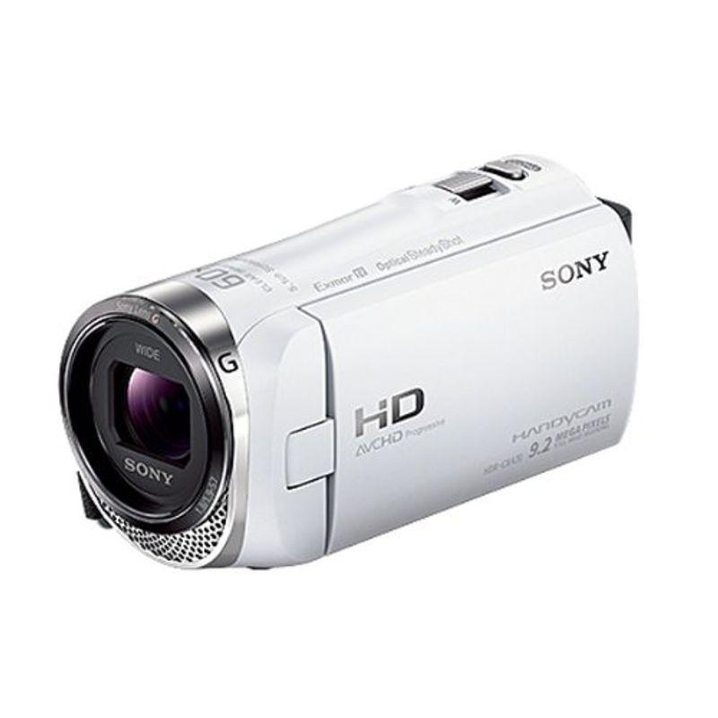 ソニー SONY ビデオカメラ Handycam CX420 内蔵メモリ32GB ホワイト HDR-CX420/W ...
