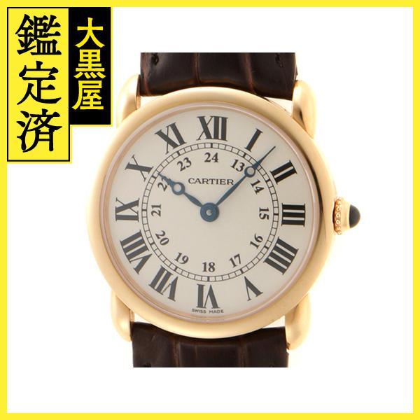 Cartier Cartier ロンドルイカルティエ W6800151 箱・保証 2011年12月 レディース腕時計 クロコダイルベルト ...