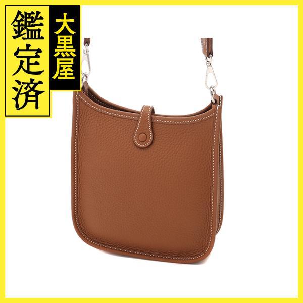 HERMES エルメス エヴリンTPM ゴールド トリヨンクレマンス SV金具 ショルダーバッグ【431】 :1271652:質屋 大黒屋 ...