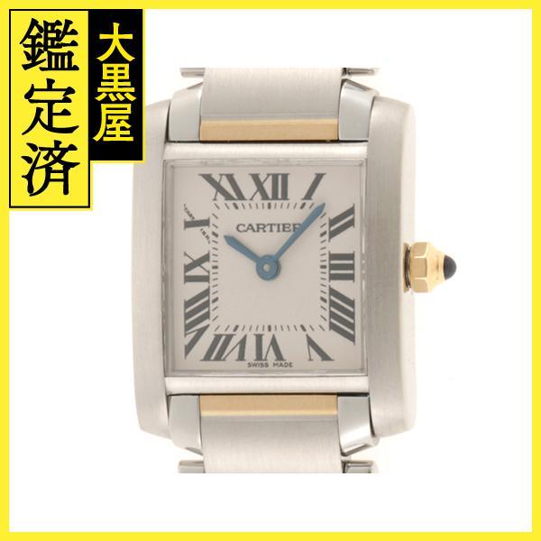 Cartier（カルティエ） 腕時計 タンクフランセーズ スモールモデル W51007Q4 ホワイト文字盤 クォーツ 日常生活防水【472 ...