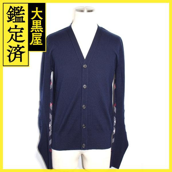 BURBERRY バーバリー 衣類 カーディガン メンズS ネイビー ウール 2148103598555 【200】 : 1284567 ...