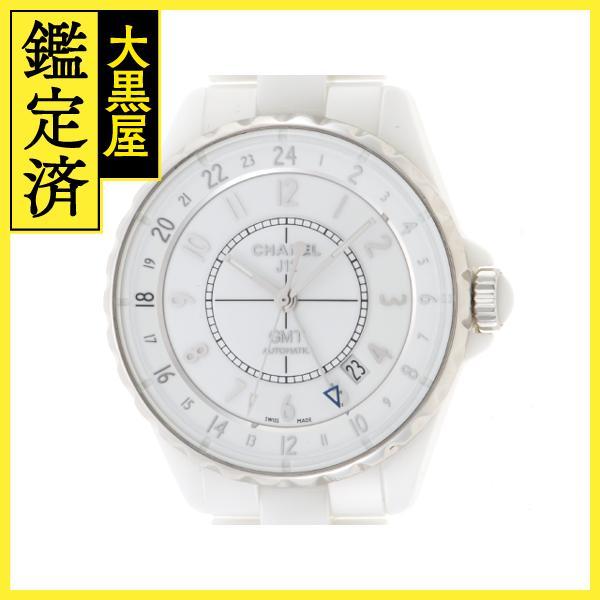 CHANEL（シャネル） 時計 J12GMT H3103 38mm ホワイトセラミック 自動巻き メンズ （2147200488110 ...
