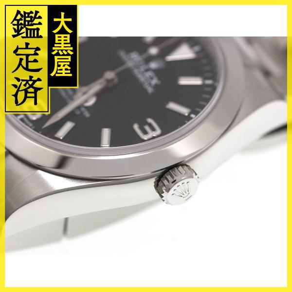 ROLEX（ロレックス） 2019年正規品 腕時計 エクスプローラーI 214270 ステンレス ブラック文字盤 自動巻き 鏡面バックル ...