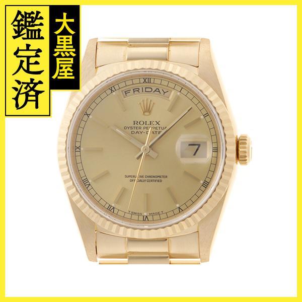 ROLEX ロレックス デイデイト 18238 シャンパン文字盤 L番 【430】 : 質屋 大黒屋 - 通販 - Yahoo!ショッピング
