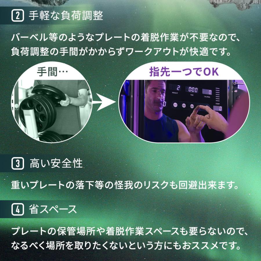 ケーブルマシン ブルワーカープレゼント マグネット式 静音 ケーブルクロスオーバー ミラー ワイヤー タッチパネル 筋トレ 準業務用 DK-L805 :dk-l805:ダイコーフィットネス ...