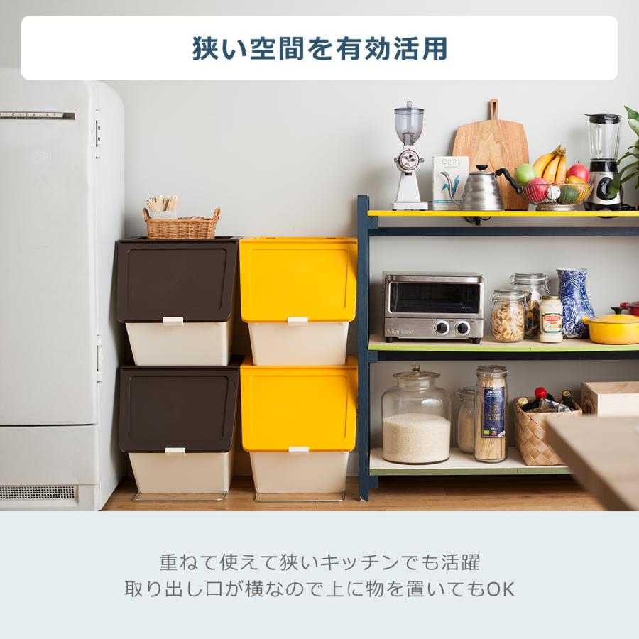 stacksto. スタックストー stacksto ペリカンガービー 38L pelican garbee 2個セット ゴミ箱 ダストボックス フタ付 : daily-3.com - 通販 ...