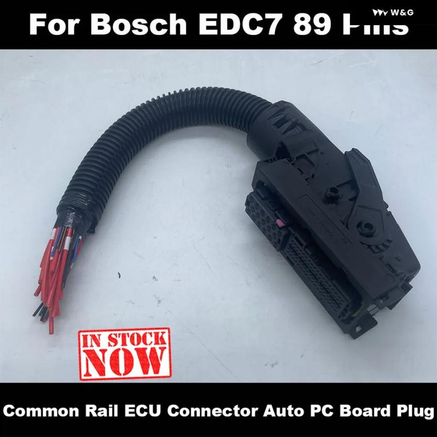 EDC7 89ピン ウェイエンジンコモンレールコネクタPC ボード ECU ソケット トラック センサー プラグ + ワイヤーハーネス ...