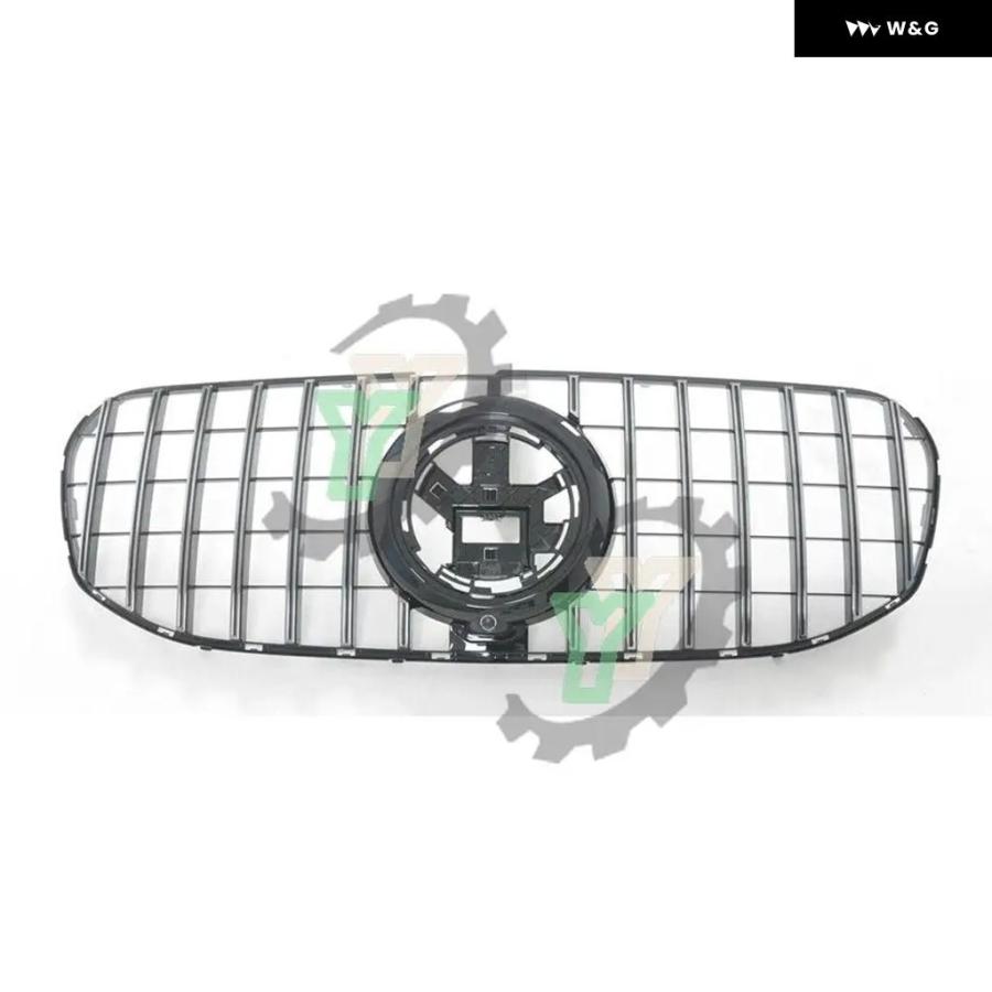 メルセデスベンツ GLS クラス X167 GLS400 GLS450 GLS580 2020-23 フロントバンパー グリル アッパー レーシング W/ホルダー カスタ ...