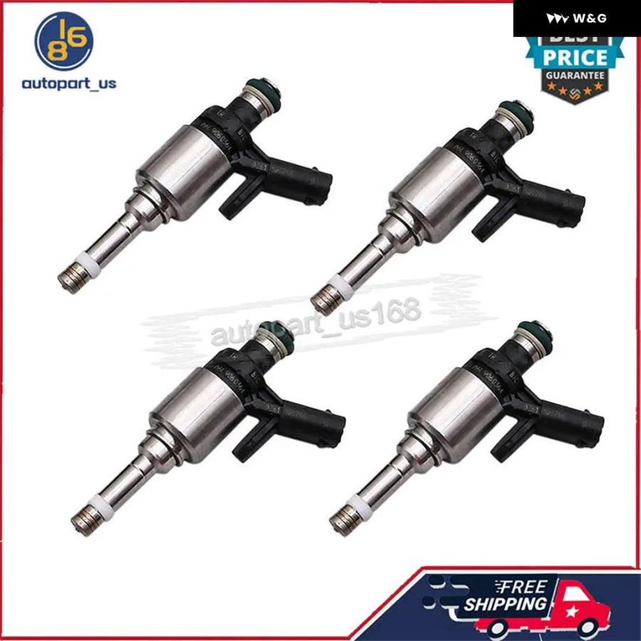 4個 燃料インジェクター 06L906036K 06L 906 036 K アウディ A4 クワトロ Q7 A6 TT A3 フォルクスワーゲン GTI ゴルフ R カスタムパーツ ア ...