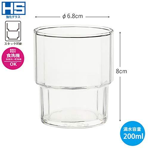 東洋佐々木ガラス グラス 父の日 タンブラー 200ml HS スタック 割れにくい 日本製 食洗機対応 00366HS 6個入り : DaliyStore - 通販 - Yahoo!ショッピング