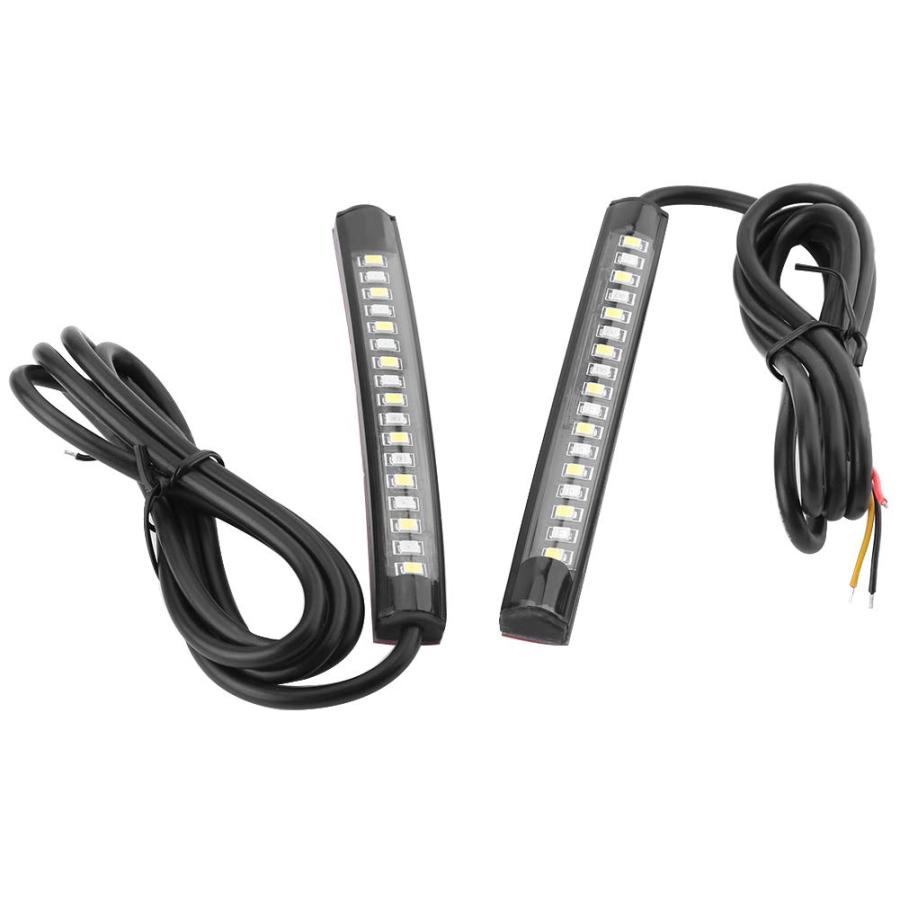 Vbestlife1 バイク ブレーキランプ LEDターンシグナルライト 17 LEDs バイク用 汎用 12V DC 高輝度 シーケンシャル : デイリーwai - 通販 - Yahoo ...