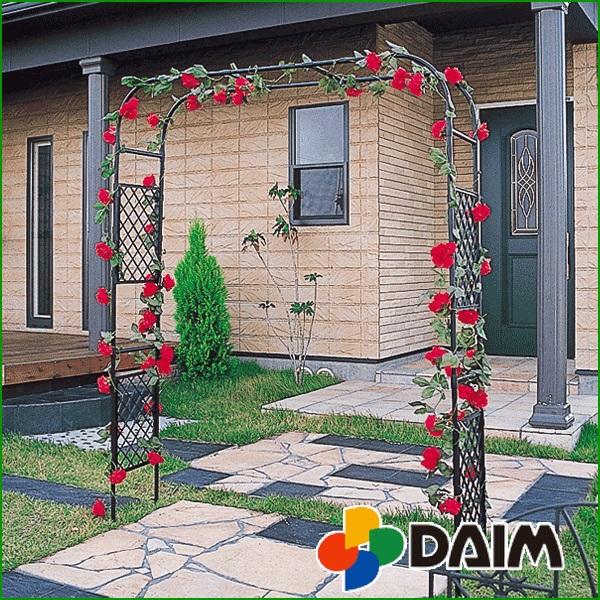 daim スライドフラワーアーチ 幅広 ローズアーチ バラ DIY 園芸 ガーデンアーチ スライド式 :1571:メーカー直販 DAIM Yahoo!店 - 通販 - Yahoo!ショッピング