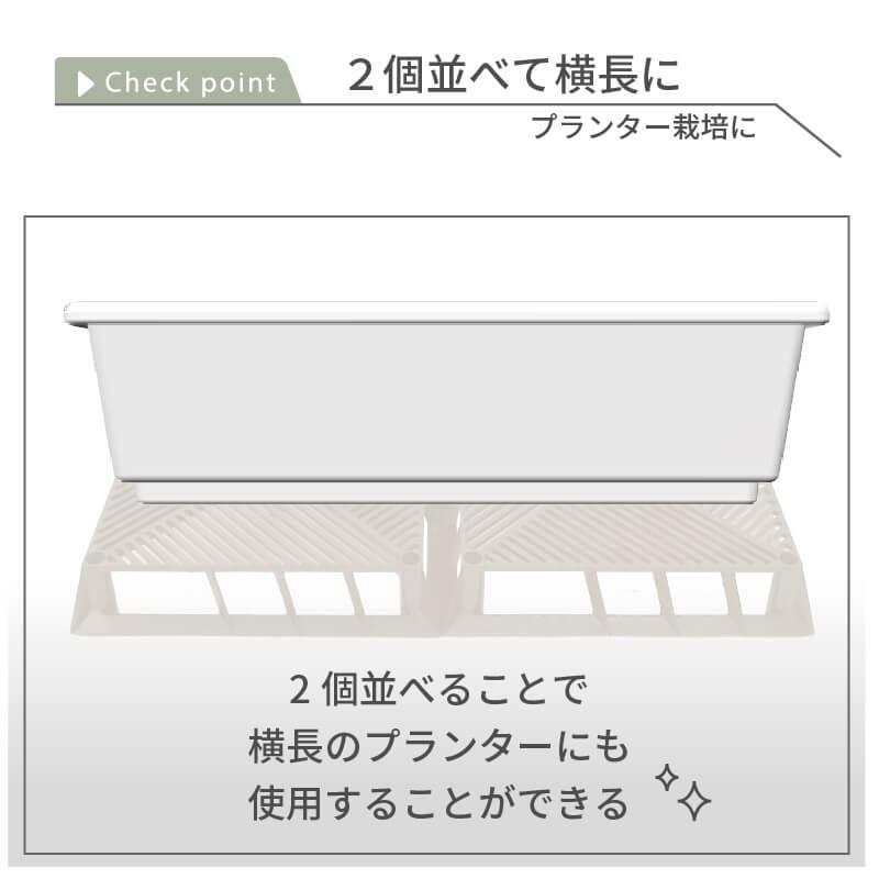 DAIM daim ホワイトベース 28cm 10個 フラワースタンド 鉢スタンド 鉢植え台 カーメン君 プランター 台 スタンド 根腐れ防止 通気 排水 第一ビニール : ダイムファクトリー ...