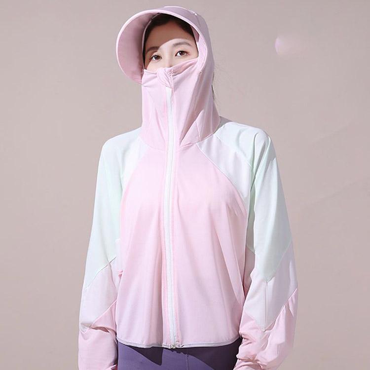 レディース UPF50 パーカー ジップアップ 滑らか ラッシュガード 冷感 指穴 uvカット 長袖 メッシュ アイスシルク トップス 大きいサイズ : DAIM STORE - 通販 ...