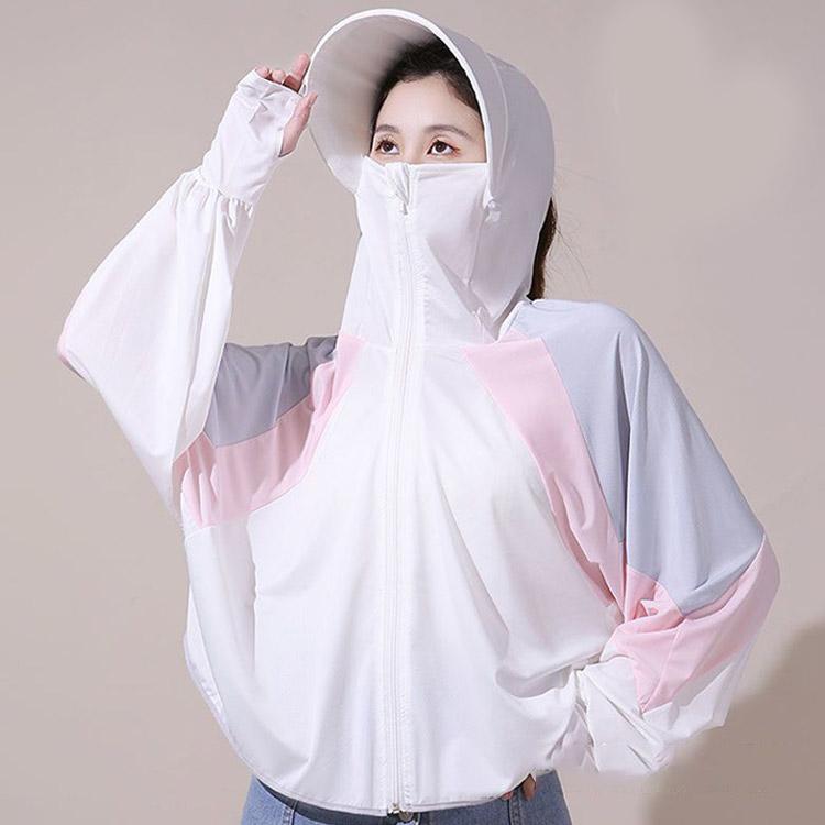 レディース UPF50 パーカー ジップアップ 滑らか ラッシュガード 冷感 指穴 uvカット 長袖 メッシュ アイスシルク トップス 大きいサイズ : DAIM STORE - 通販 ...