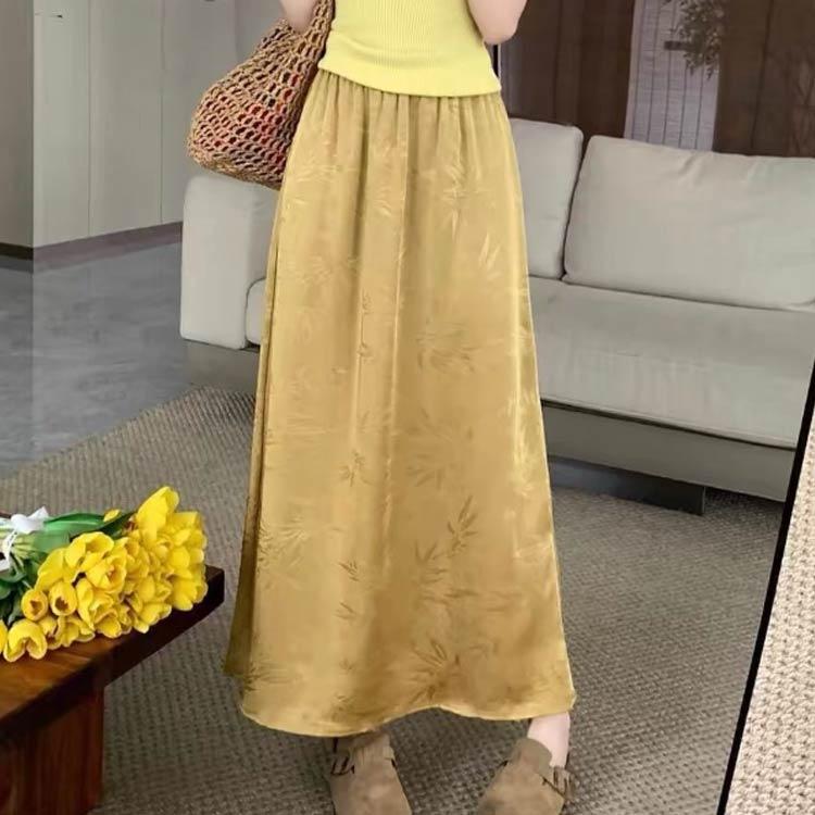 スカート 無地 接触冷感 シルエットで女性らしく ひんやり フレア ボトムス レディース 美脚 UVケア ロングスカート ロング 膝下 ひざ : DAIM STORE - 通販 - Yahoo ...