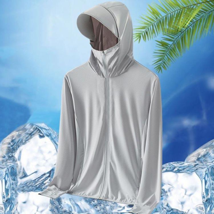 ラッシュガード シャリ感 UVカットパーカー アウター 長袖 メンズ ジップアップパーカー ライトアウター UVパーカー 指穴 つば 大きいサイズ U : DAIM STORE - 通販 ...