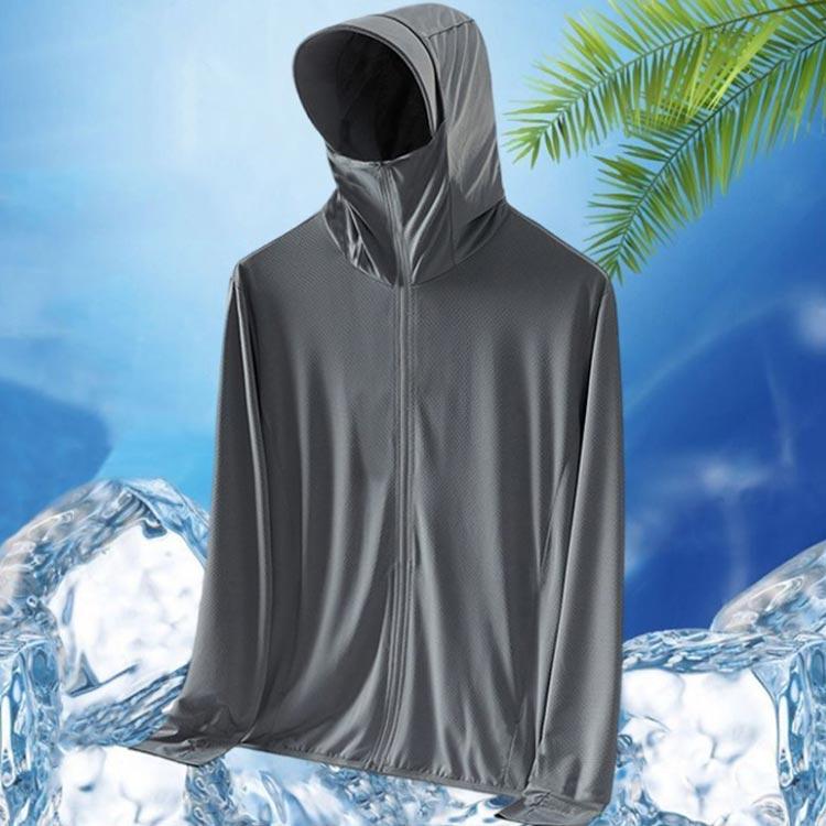 ラッシュガード シャリ感 UVカットパーカー アウター 長袖 メンズ ジップアップパーカー ライトアウター UVパーカー 指穴 つば 大きいサイズ U : DAIM STORE - 通販 ...