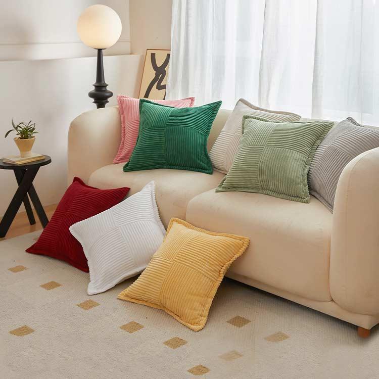 コーデュロイ クッションカバー 送料無料 北欧 45×45cm 洗濯機丸洗いOK おしゃれ クッション 背あて 背当てカバー 正方形 四角 角型 座布 : frien446809 : DAIM ...