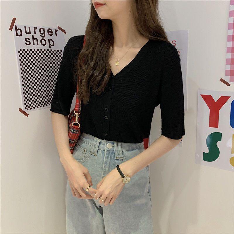 薄手ニット カーディガン 半袖 レディース トップス 夏 UVカット サマーカーディガン サマーニット Vネック おしゃれ 大きいサイズ ナチュラル : DAIM STORE - 通販 ...