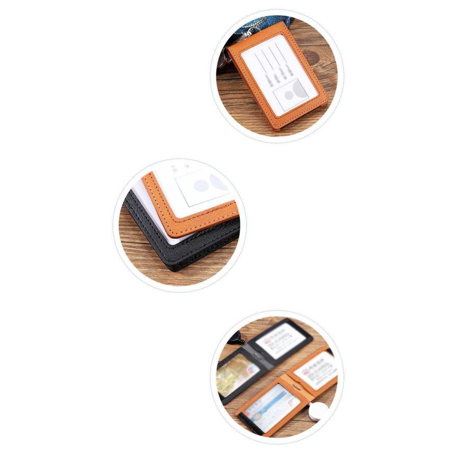 idカードホルダー 名札ケース 社員証 資格証 免許証 リバーシブル 軽い 個人情報 隠す ネックストラップ ネームホルダー IDケース パスケース :goodem382381:DAIM ...