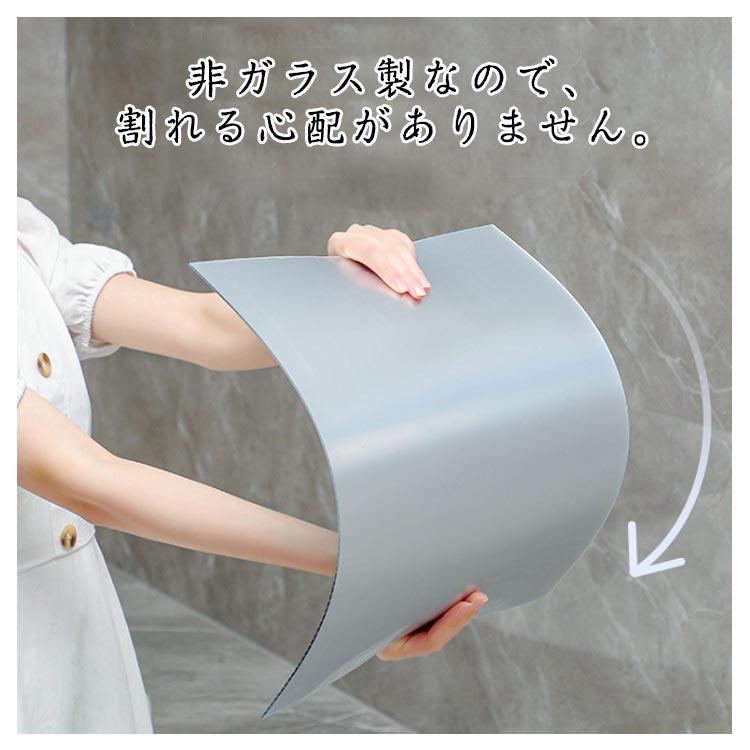 割れない 貼るだけ シール 鏡 ミラーシール ステッカー ステッカーミラー 薄手 貼る鏡 2mm ウォールステッカー 貼る 壁 ドア 貼るミラー 玄関 : ikawa578652 : DAIM ...