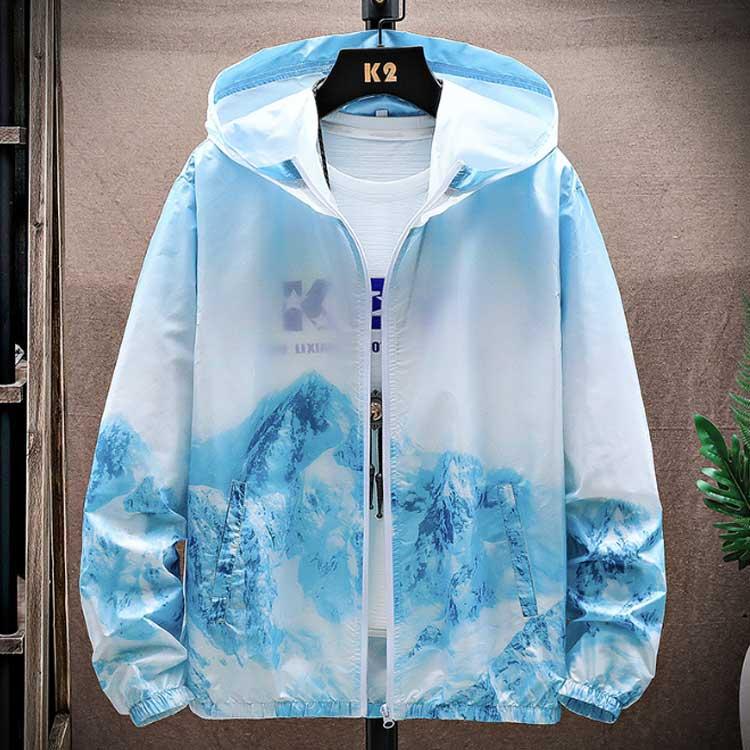 ラッシュガード パーカー 薄手 接触冷感 ウィンドブレーカー 紫外線対策 ジャンパー UVカット 釣り 夏用 フード付き ジャケット : DAIM STORE - 通販 - Yahoo!ショッピング