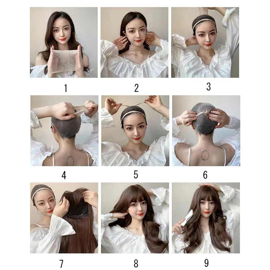 ウィッグ付きキャップ 帽子付きウィッグ 巻き髪 髪付き帽子 ウィッグ付き帽子 かつら レディース ウェーブ UVカット 紫外線対策 ウィッグ付きキャッ :ikawa657354:DAIM ...